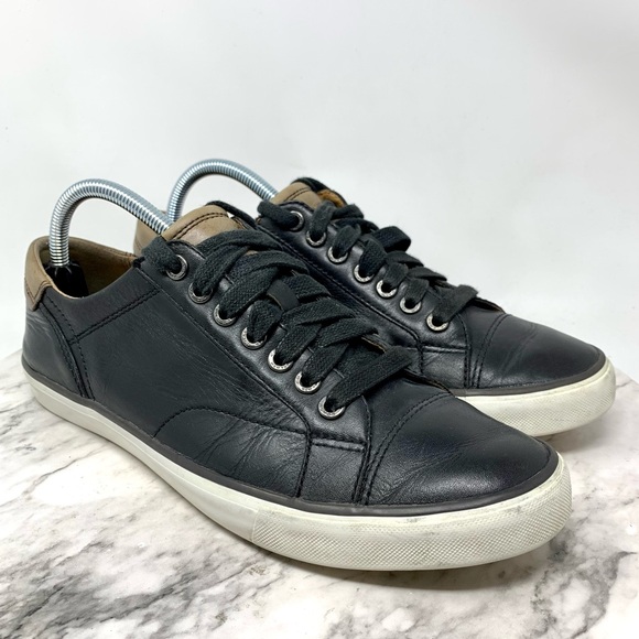 Coach | Shoes | Coach Perkins Leather Two Tone Sneakers 942 Mens Soft ...